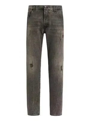 Dolce & Gabbana Distressed-effect Jeans - Grey