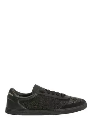Dolce & Gabbana Saint Tropez Light Leather Sneakers - Black