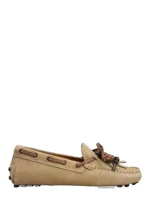 TOD'S Gommino Suede Loafers - Neutrals