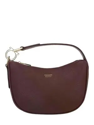 FERRAGAMO Gancini Leather Tote - Purple