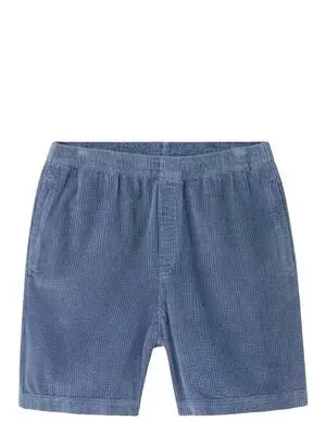 American Vintage Corduroy Mid-length Shorts - Blue