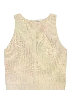 ZANONE Open-knit Top - Neutrals
