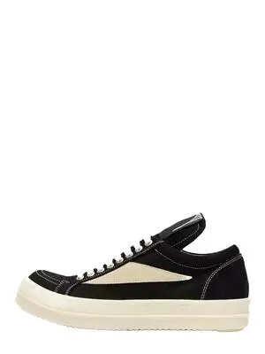 Rick Owens Triangle Patch Sneakers - Black