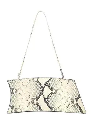 Staud Coco Snakeskin Shoulder Bag - Neutrals