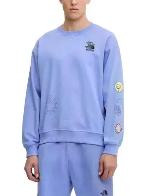 The North Face Embroidered Crewneck Sweatshirt - Blue