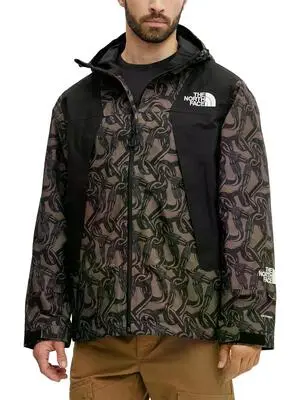 The North Face Hooded Printed Jacket - Brown