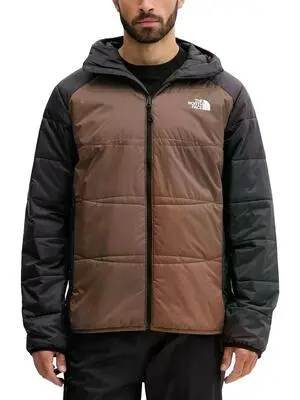 The North Face Hooded Colour Block Jacket - Brown