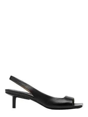 Marsèll Square-toe Heeled Sandals - Black
