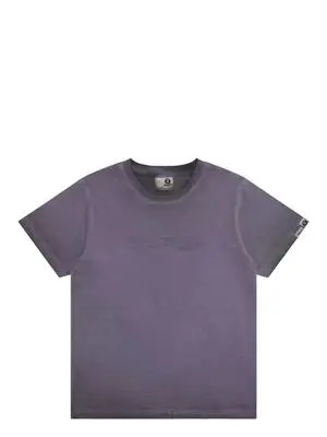 AAPE BY *A BATHING APE Logo-embossed T-shirt - Purple