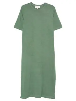 Eric Bompard Midi Dress With Round Neck - Green