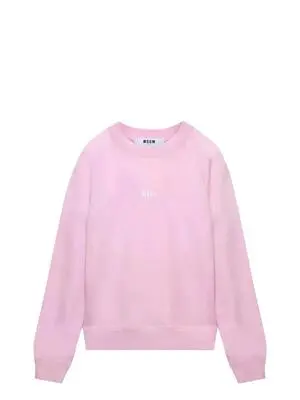 MSGM Logo-print Sweatshirt - Pink
