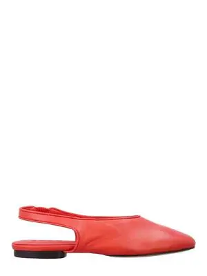 Soeur Emmet Slingback Ballet Flats - Red