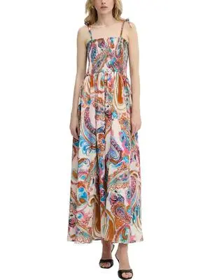 MORGAN Tie-Strap Maxi Dress