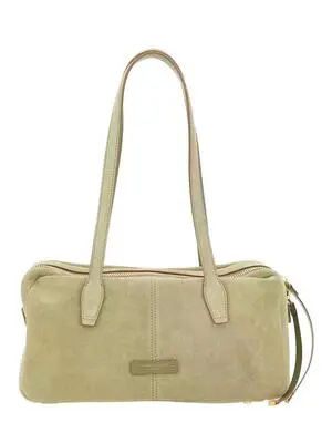 GIANNI CHIARINI Aryna Suede Shoulder Bag - Green