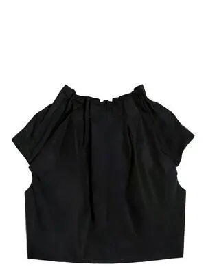 Simone Rocha Gathered-design Top - Black