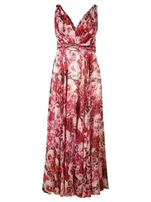 Giambattista Valli Sleeveless Maxi Dress - Red