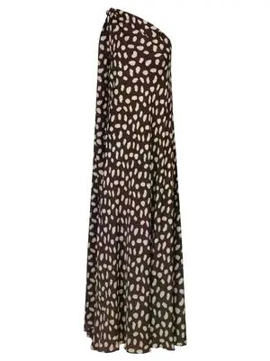 Johanna Ortiz Printed Maxi Dress - Brown