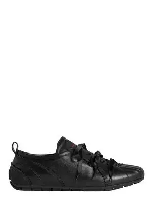 Simone Rocha Ballerina Leather Sneakers - Black