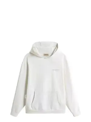 Woolrich Macro Logo Hoodie - White