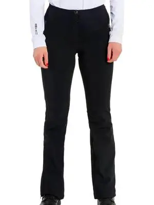 DKB Button-fastening Straight Leg Trousers - Black