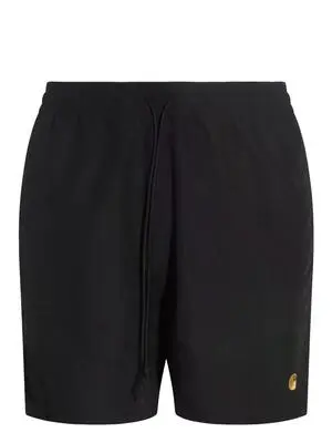 Carhartt Work In Progress Logo-embroidered Swim Shorts - Black