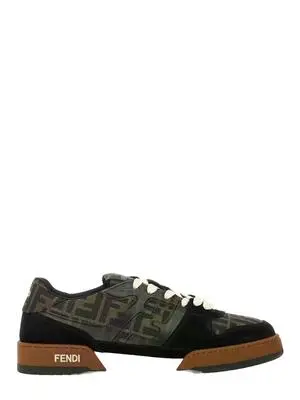 Fendi Match Ff Sneakers - Black
