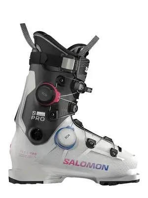 SALOMON S Pro Supa Dual Boa 130 Ski Boots - White