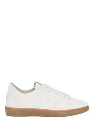 MSGM Retro Logo-Appliqué Sneakers Neutrals