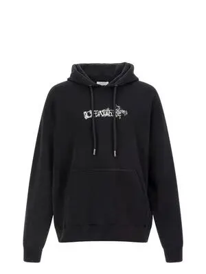 Off-White Arrow Skate Hooded Sweatshirt - Black