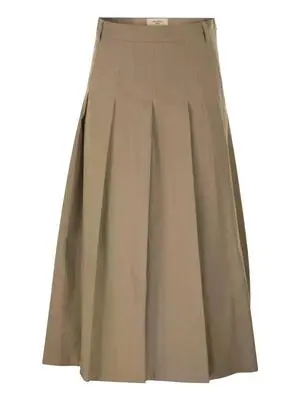 MAX MARA Pleated A-Line Skirt