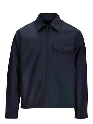 Stone Island All-wheather Zip Jacket Blue