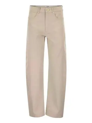 Max Mara Five-pocket Barrel Trousers - Neutrals