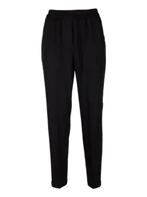 VIA MASINI 80 Elasticated Trousers - Black