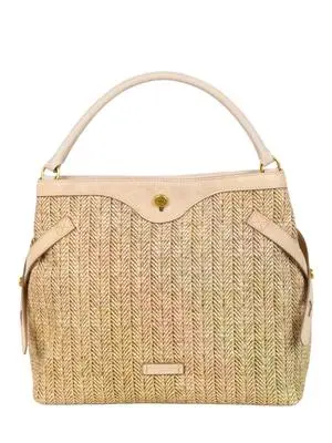 GIANNI CHIARINI Claudette Woven Tote Bag - Neutrals