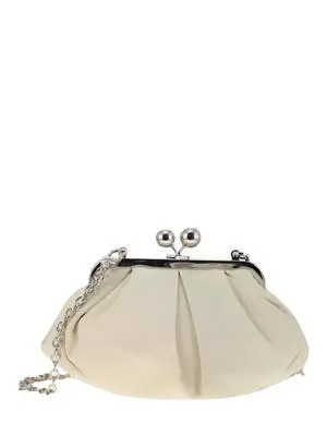 Max Mara Prati Pleated Clutch - Neutrals
