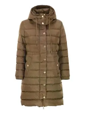 Max Mara Quilted Cerbero Coat - Brown