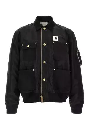 Sacai X Carhartt Wip Duck Jacket - Black