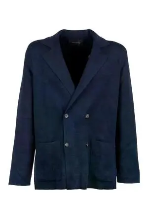Tagliatore Double-breasted Pocket Blazer - Blue