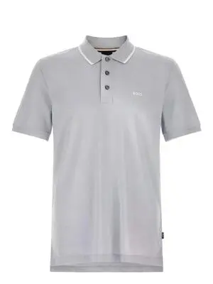 BOSS Collar Piping Polo Shirt - Blue