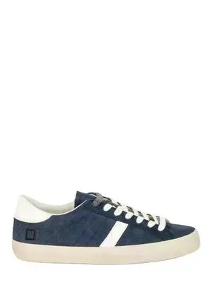 D.a.t.e. Perforated Sneakers - Blue