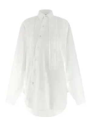 MAISON JEJIA Plissé Shirt - White