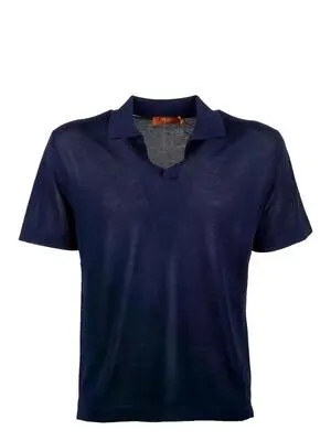 CRUNA Levante V-neck Polo Shirt - Blue