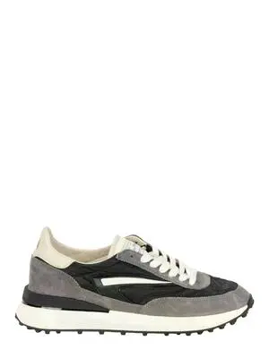 D.a.t.e. Panelled Lace-up Sneakers - Grey