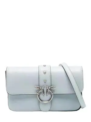 Pinko Mini Love One Cross Body Bag - Blue