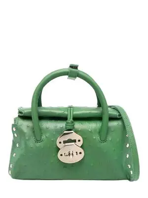 ZANELLATO Baby Dotta Studded Tote Bag - Green