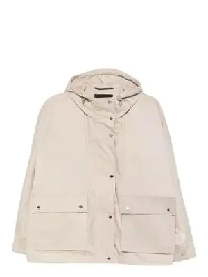MOORER Hooded Jacket - Neutrals