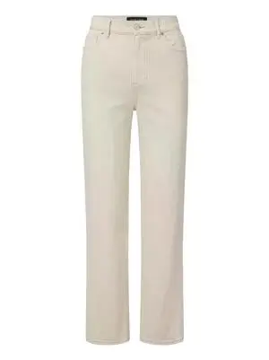 Veronica Beard Leah Straight Leg Jeans - Neutrals