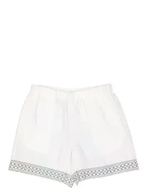 HOMME Braided Bermuda Shorts - White
