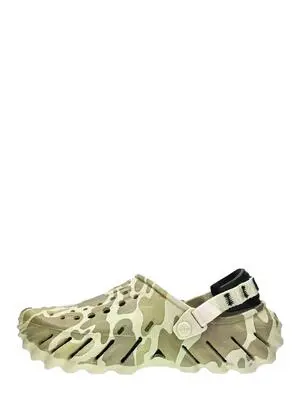 CROCS Camouflage Cut-out Clogs - Green