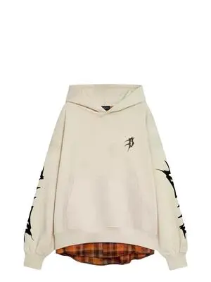 BARROW Graphic Print Hoodie - Neutrals